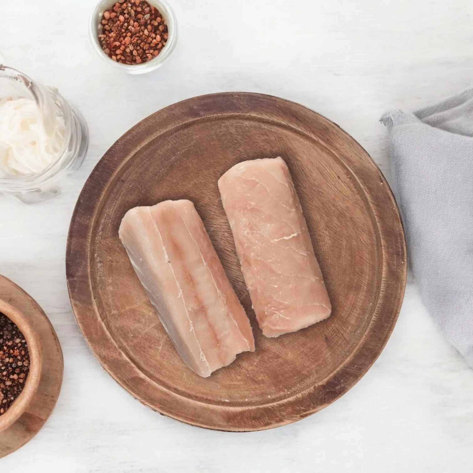 Buy Fresh Bhetki Fillet Butter Fry Cut Online - Freshtogo.in