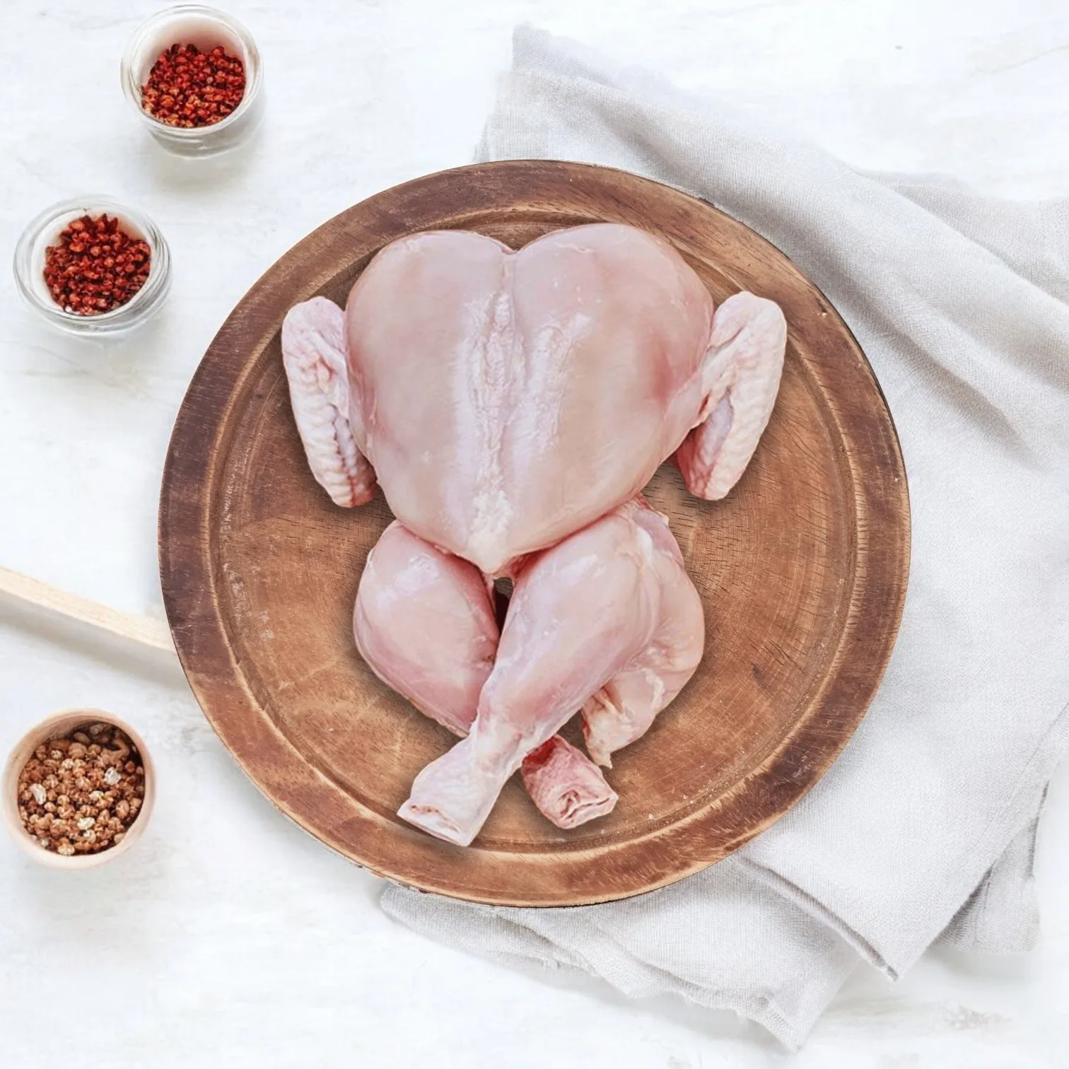 Buy Fresh Chicken Whole (Full Body) Without Skin Online - Freshtogo.in