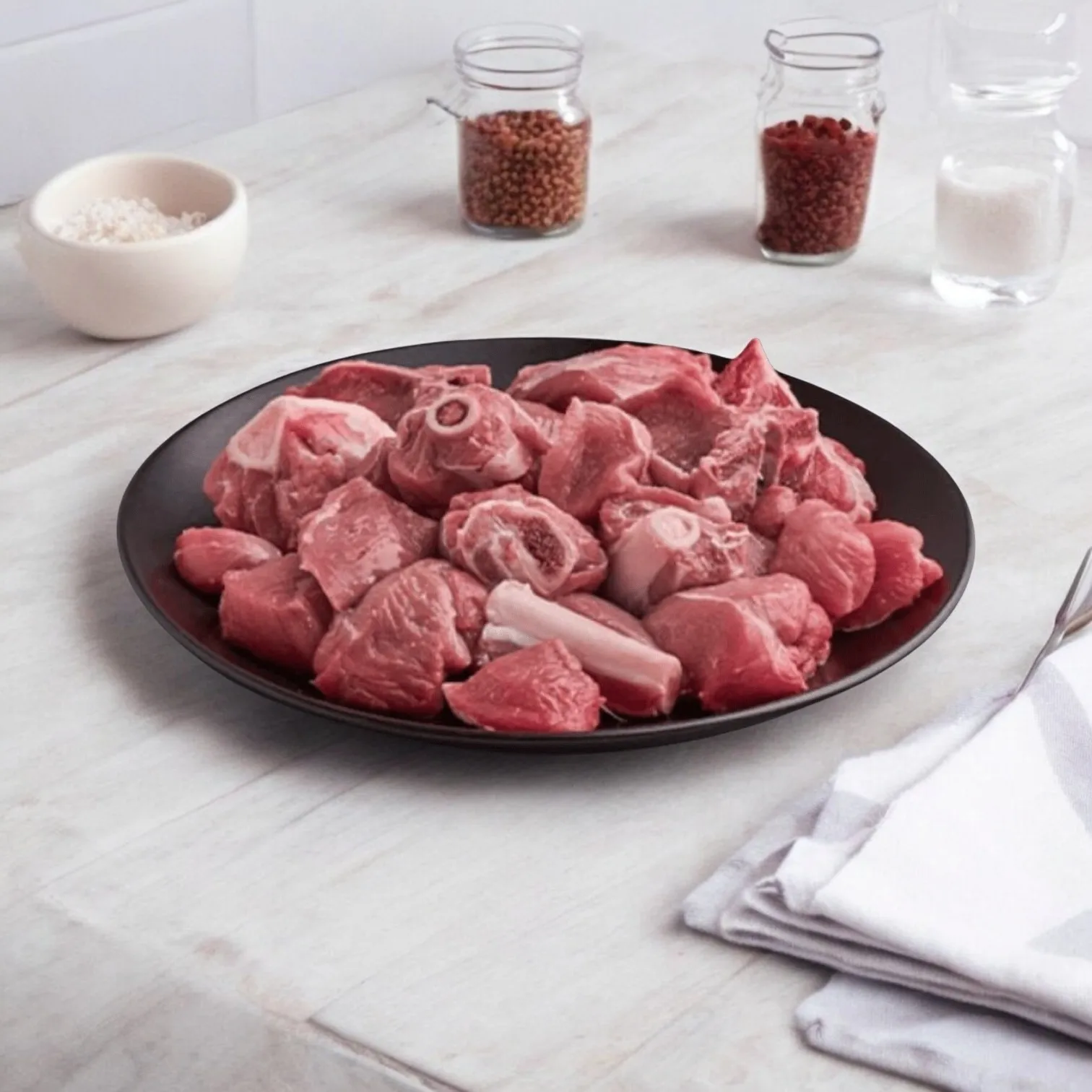 Buy fresh Mutton Curry Cuts Online - Freshtogo.in